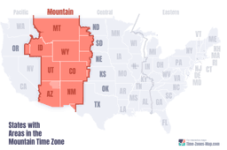 Mountain Timezone with State Initials