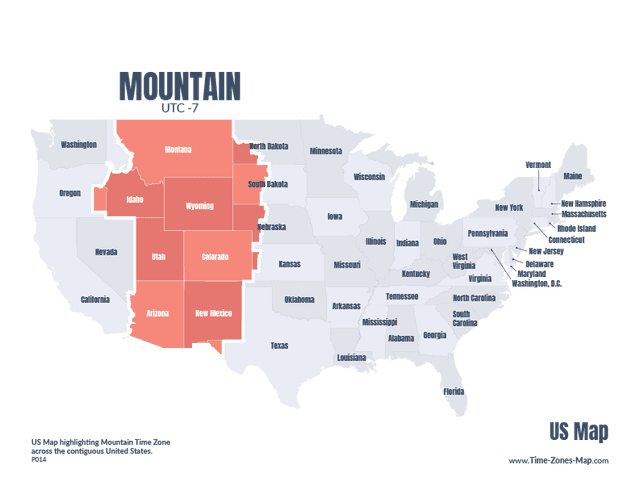Mountain Timezone in USA